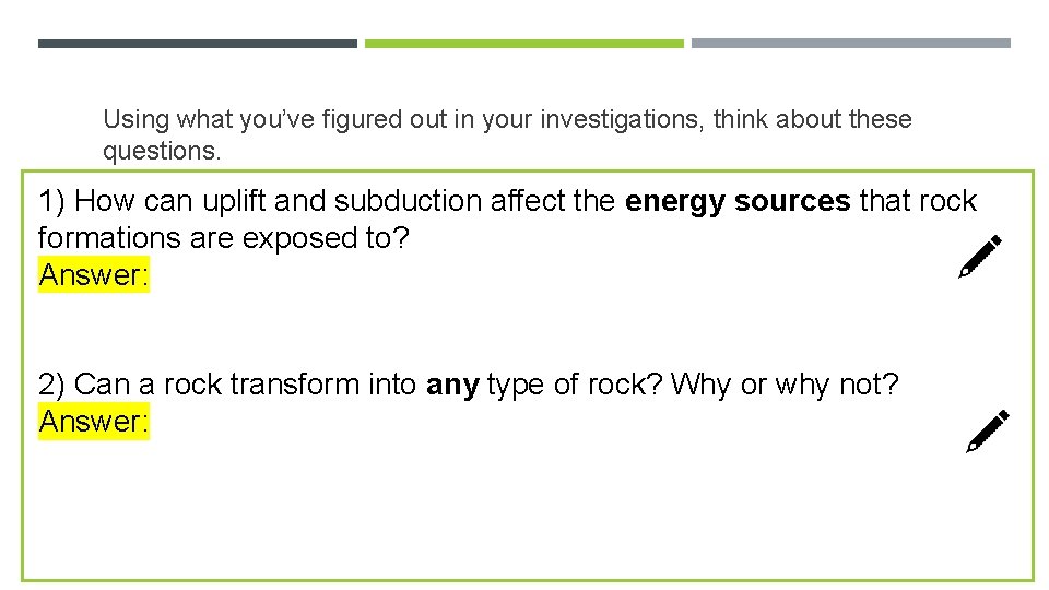 ROCK TRANSFORMATIONS LESSON 3 2 B TRANSFORMING ROCK