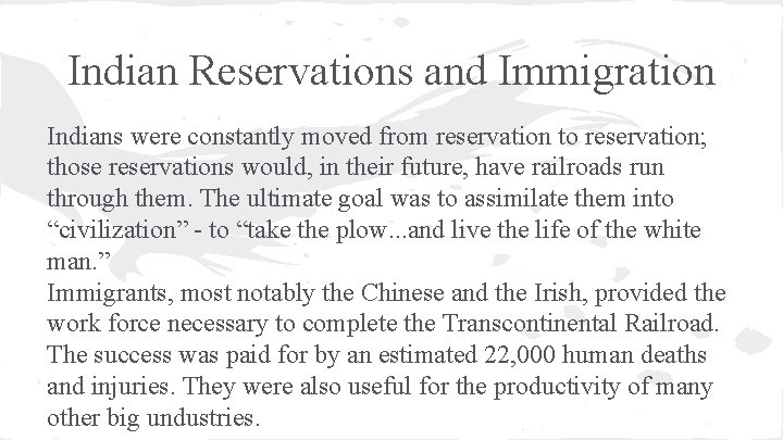 Railroads in the Gilded Age By Benjamin Pilapil