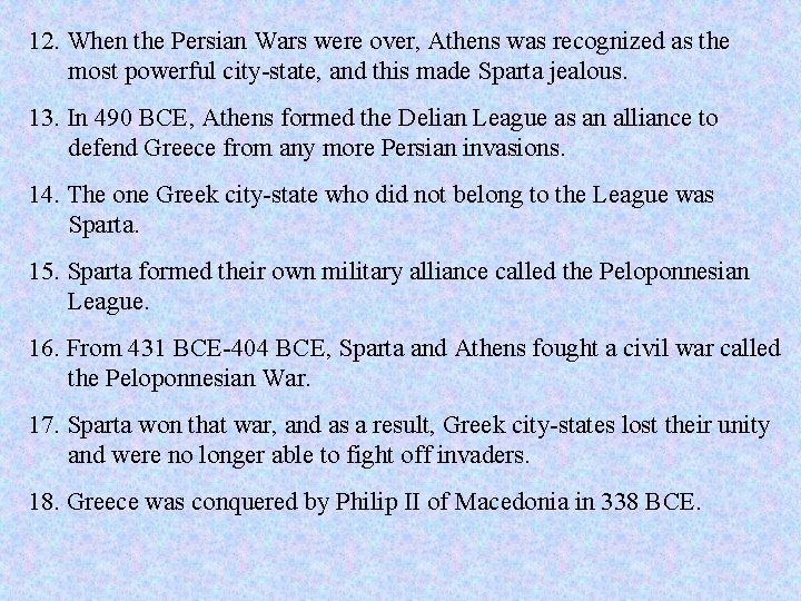 Unit 4 Greece Greek Time Line 2800 BCEMinoan
