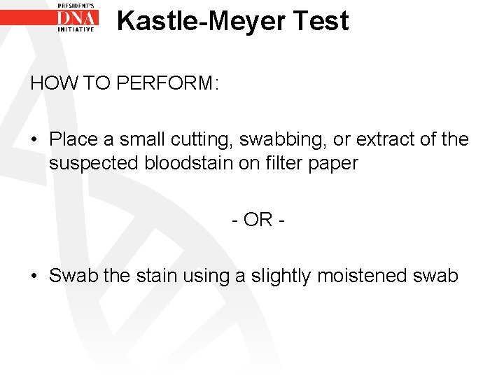 Forensic Biology Screening Workshop Blood What Is Blood