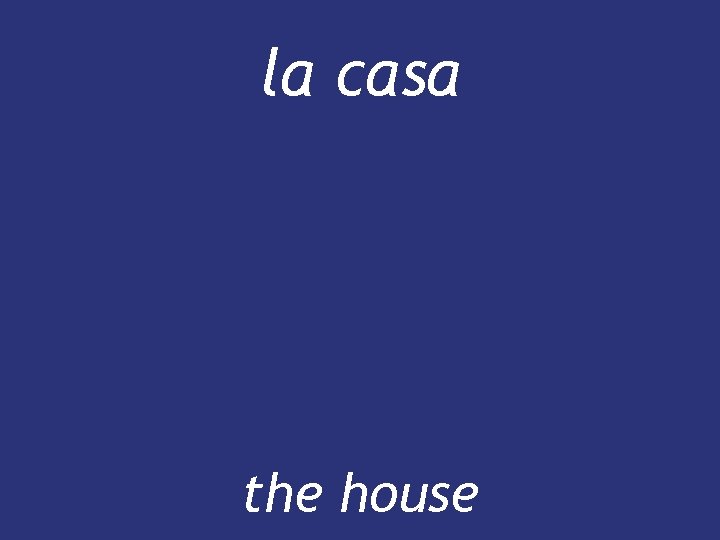 Vocabulary Introduction Spanish One Ch 4 A ir