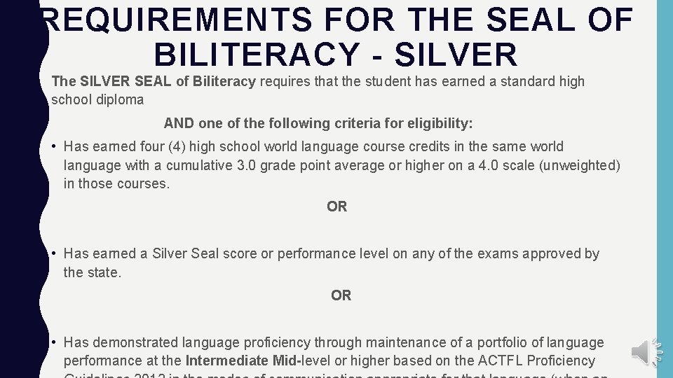 The Florida Seal of Biliteracy 2020 2021 THE