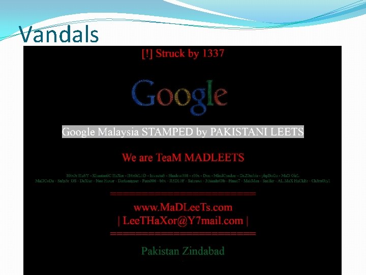CSC 482582 Computer Security Threats Attacks and Vulnerabilities