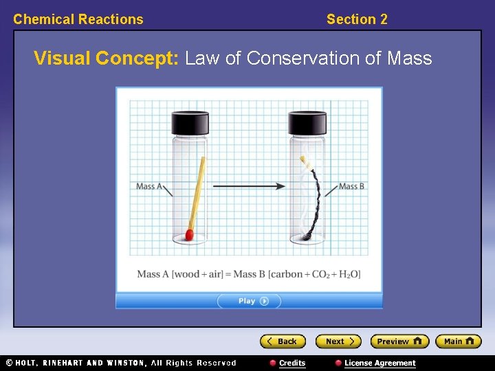 Chemical Reactions Section 2 Describing Reactions What is