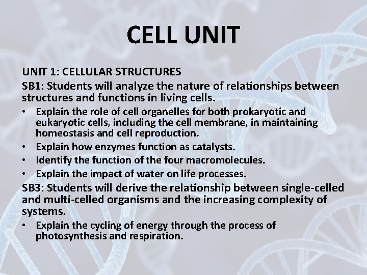 MIDTERM REVIEW Honors Biology CELL UNIT 1 CELLULAR