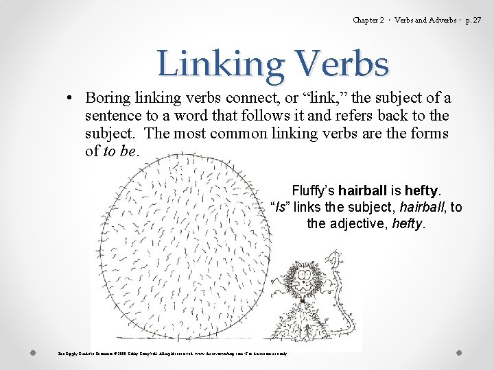 Action Linking Helping Verbs More Verbs Chapter 2
