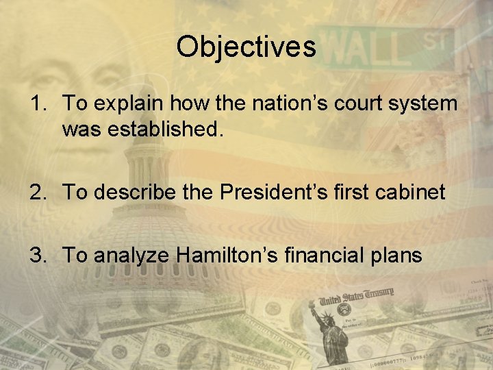 Launching a New Republic 1789 through 1800 Washingtons