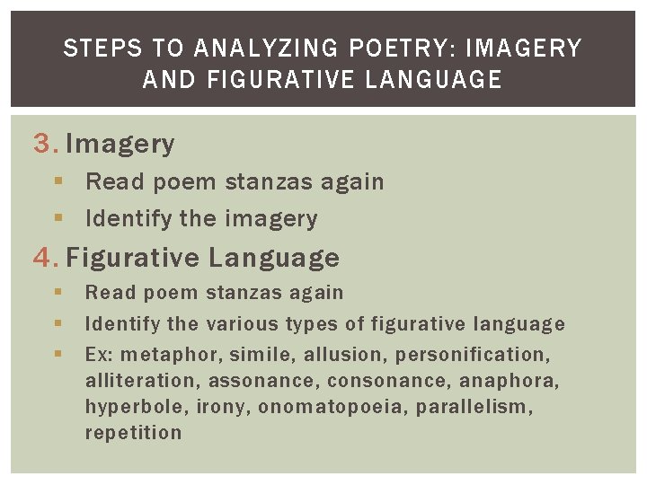 BEST PRACTICE SIFT Poetry Analysis Catherine Hillman EDUR