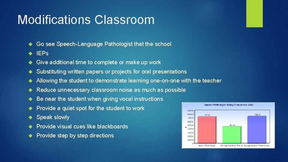 Special Education BY KATHRYN AND CARLIE Speech and