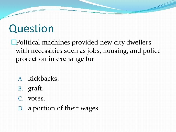Chapter 6 Urban America Section 2 Urbanization Urbanization