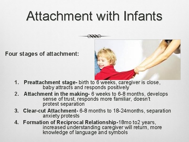 Attachment and Its Role in Development By Eliza