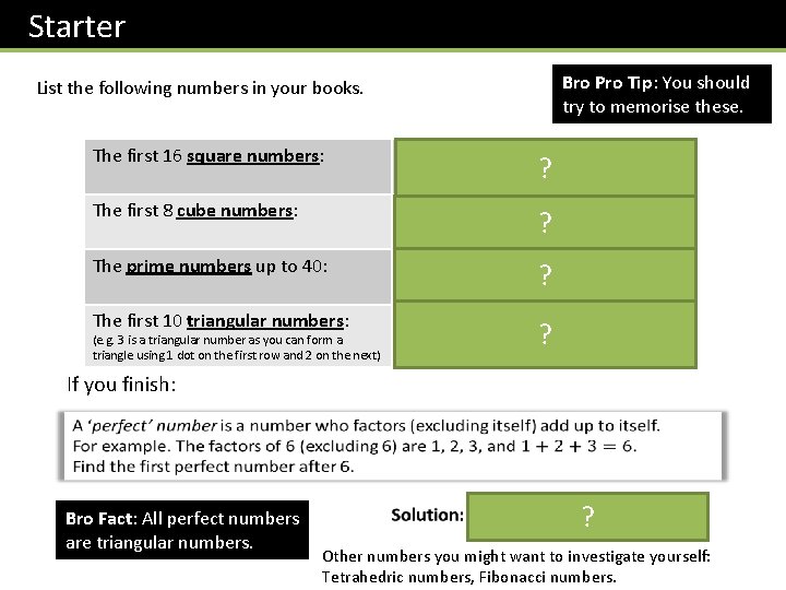 Year 7 Number Theory Dr J Frost jfrosttiffin