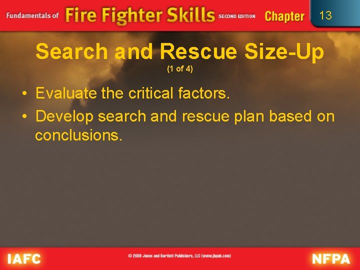 13 Search and Rescue 13 Objectives 1 of