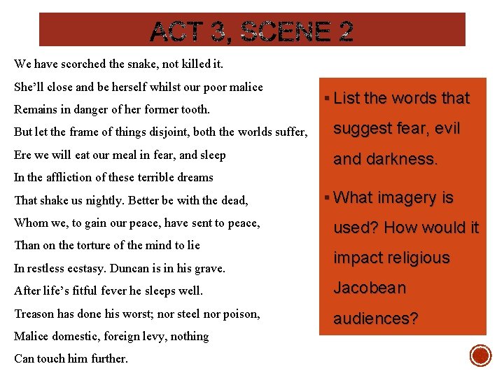 ACT 3 SCENES 1 3 To be thus