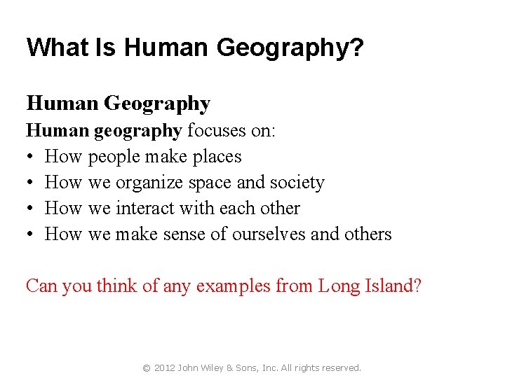 Chapter 1 Introduction to Human Geography Mumbai India