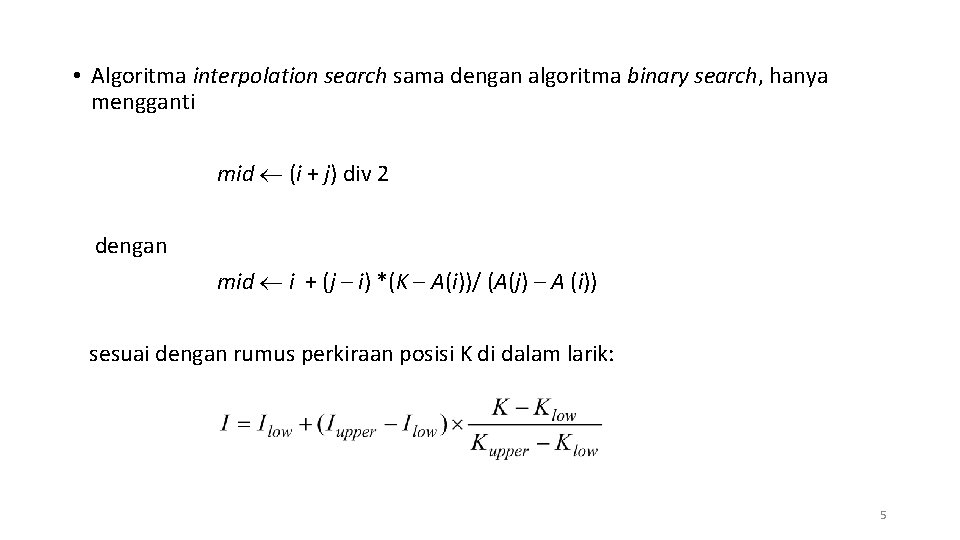 Algoritma Decrease and Conquer Bahan Kuliah IF 2211