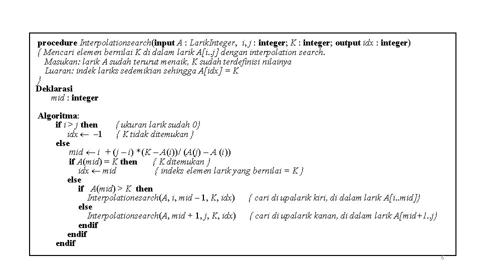 Algoritma Decrease and Conquer Bahan Kuliah IF 2211