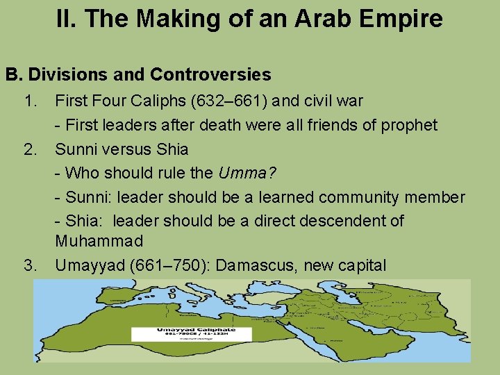 II The Making of an Arab Empire A
