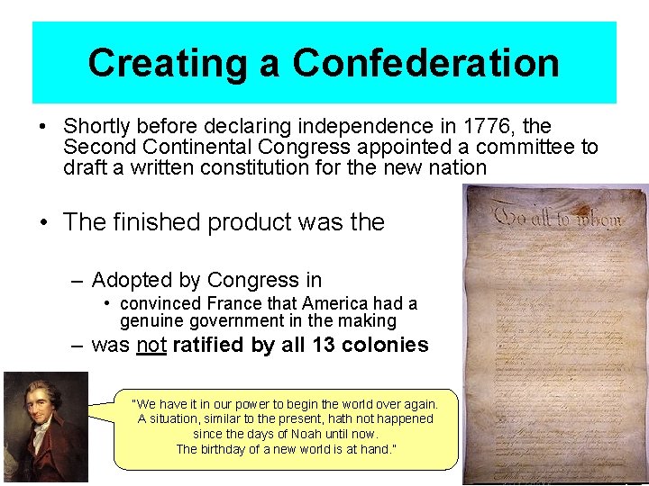 Making Republican Governments 1776 1789 Chapter 6 Part