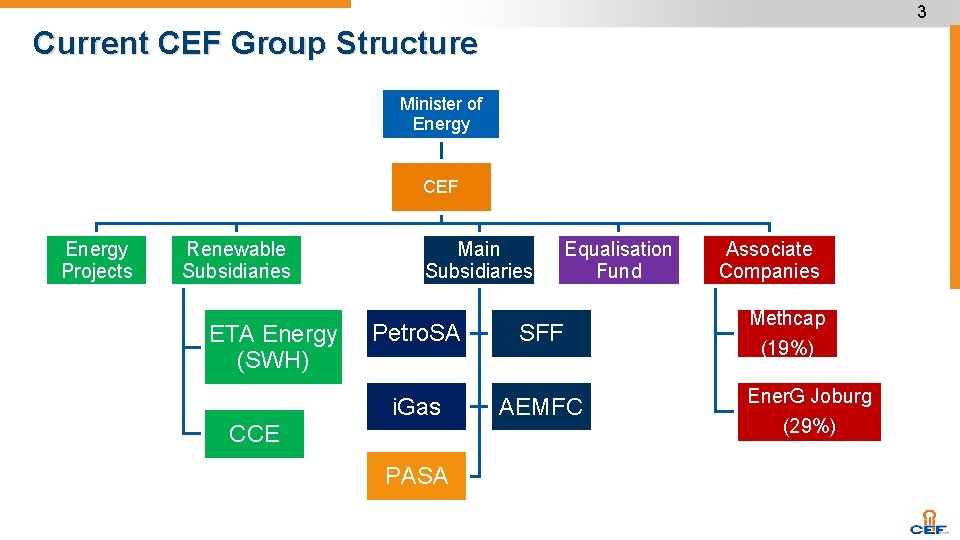 1 The CEF Group of Companies DISTRIBUTED GENERATION