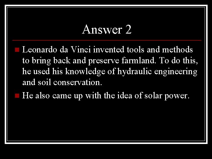 Leonardo da Vinci The Geologist Power Point By
