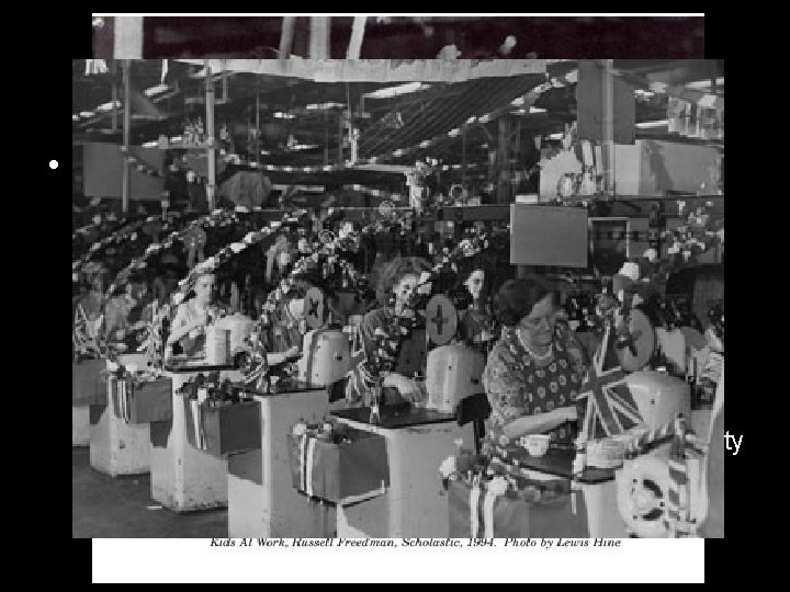 THE INDUSTRIAL REVOLUTION The Industrial Revolution began in