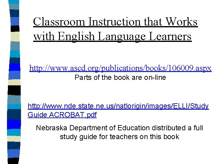 Palabras to Words Teacher resources for enhancing ELL