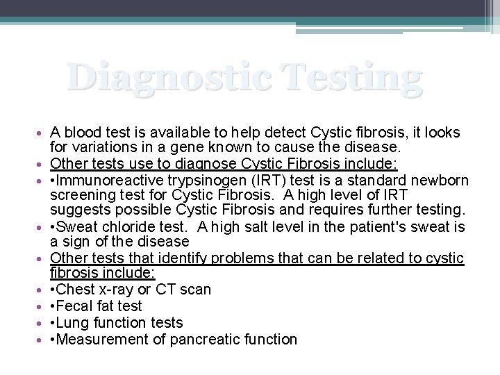 Cystic Fibrosis By Taliyah and Selina Names Cystic