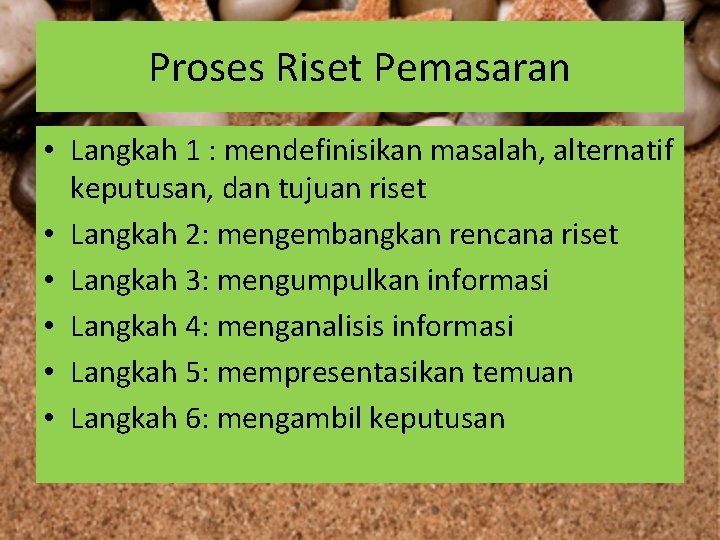 BAB 4 MELAKSANAKAN RISET PEMASARAN DAN MERAMALKAN PERMINTAAN