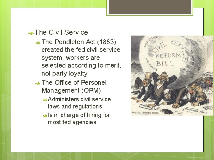 The Federal Bureaucracy Is the Federal government too
