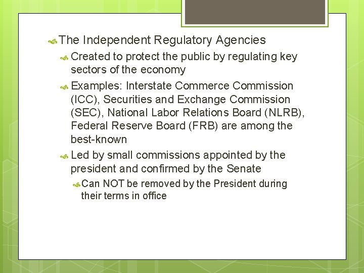 The Federal Bureaucracy Is the Federal government too