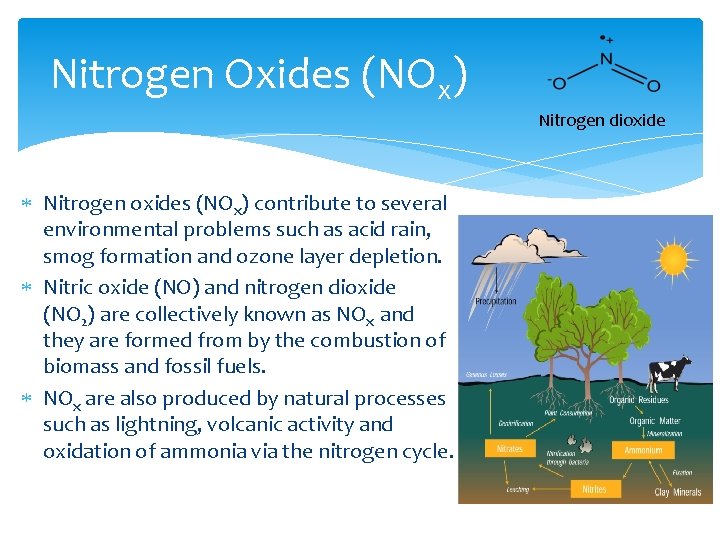 Background to Atmospheric Pollution Anup Bhatt Main Species