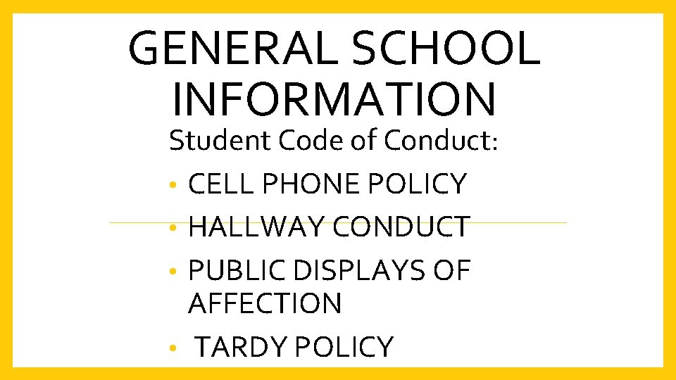 Tivy High School Student Assembly We are here