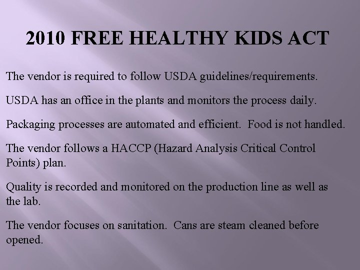 Preferred Meals Systems RECAP June 21 2011 Board