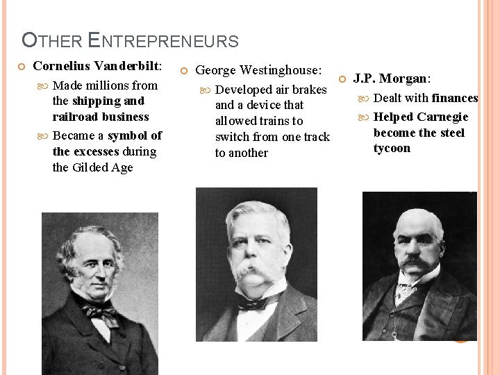 THE RISE OF BIG BUSINESSES AKA MONOPOLIES AKA