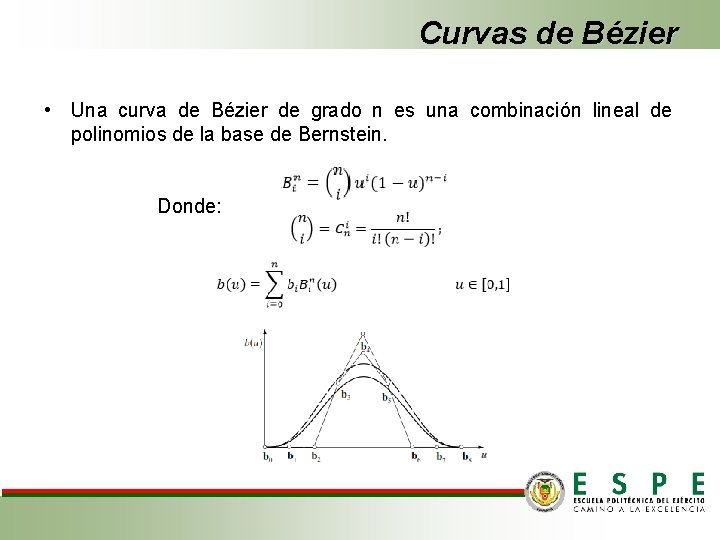 APLICACIN DE CURVAS DE BEZIER EN EL DISEO