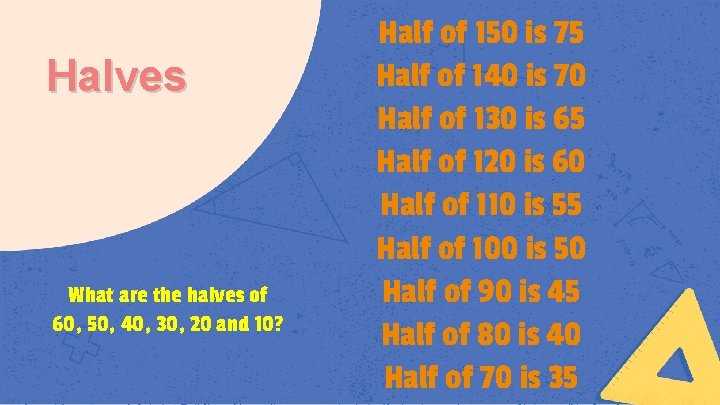 Topic Doubling and Halving Objective Learners will be