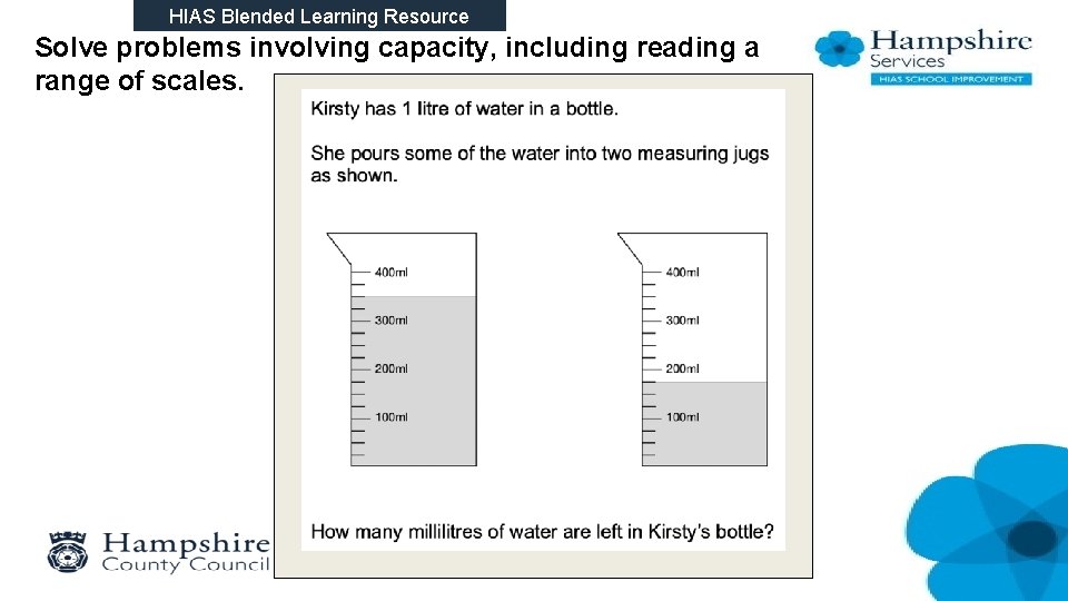 HIAS Blended Learning Resource Year 5 Measurement volume