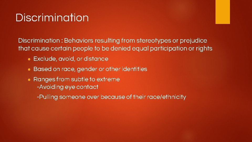 Nonverbal Communication STEREOTYPES PREJUDICE AND DISCRIMINATION ...
