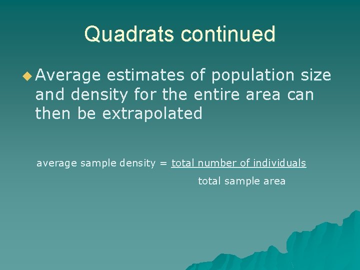 Population Dynamics SBI 4 U Characteristics of Populations