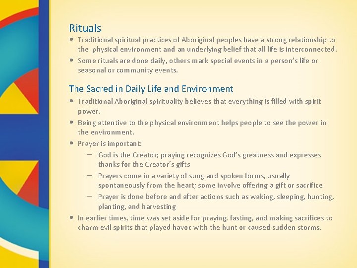 Chapter 3 The Story of Canadian Aboriginal Spirituality