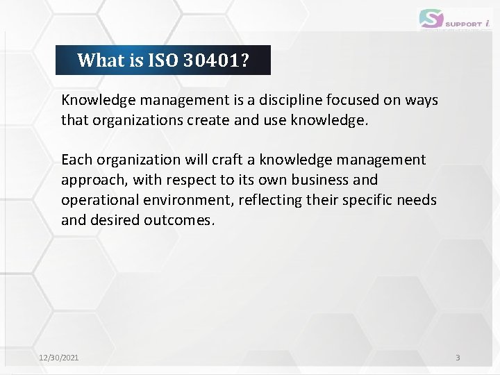 Knowledge Management System Based On ISO 30401 2018