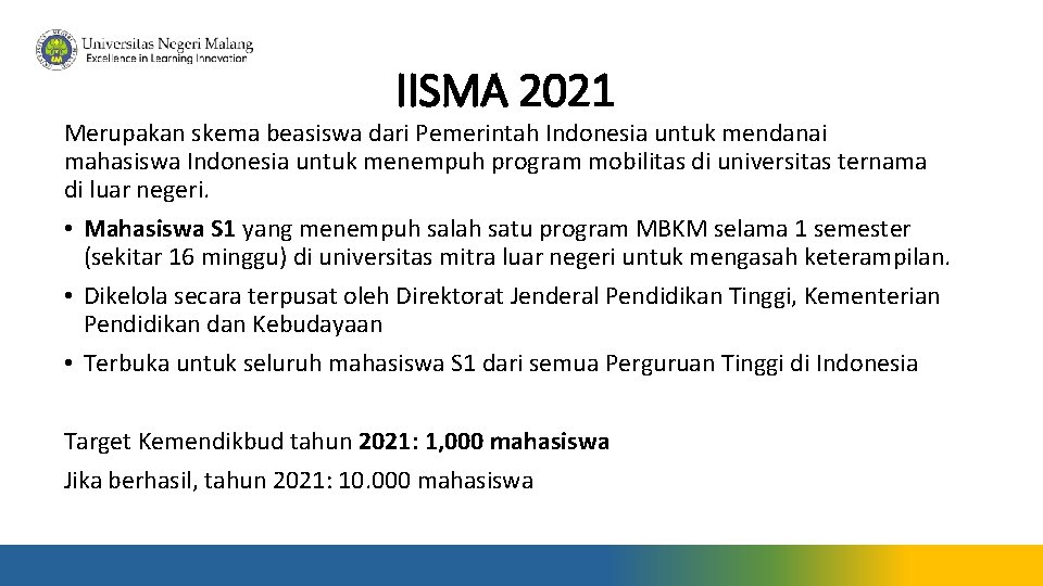 Indonesia International Student Mobility Award IISMA 2021 Kantor