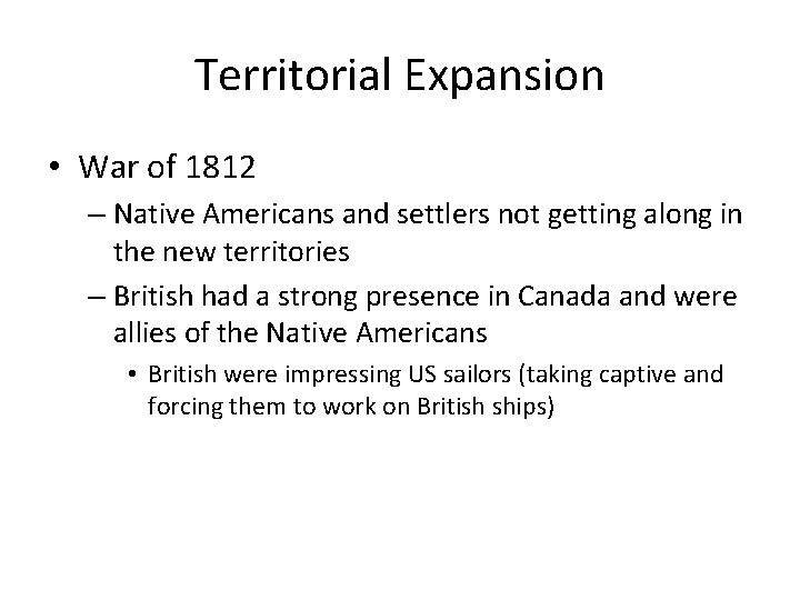 EOC Test Preparation Expansion and the Antebellum Period