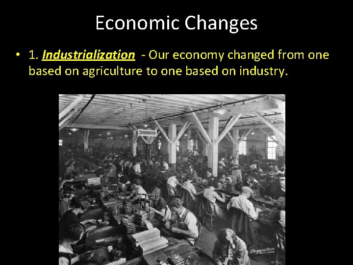 The Industrial Revolution The Beginning of the End