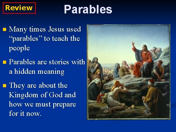 Basic Bible Teaching Lesson 8 THE DEATH AND