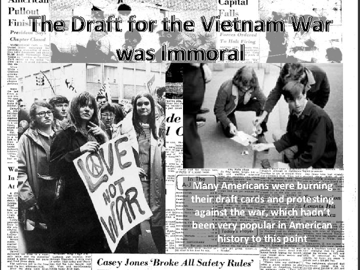 The Vietnam War Draft By James Esposito The