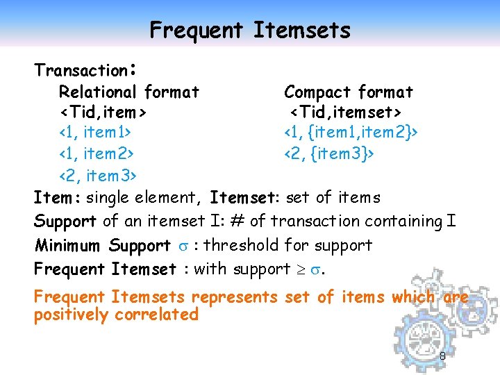 Frequent Itemsets Association rules and market basket analysis