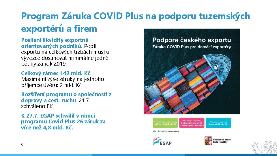 ESK EKONOMIKA V DOB KORONAVIRU Alena Schillerov ministryn