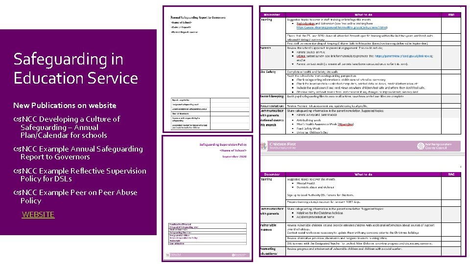 Designated Safeguarding Lead Briefing Slides th 4 November
